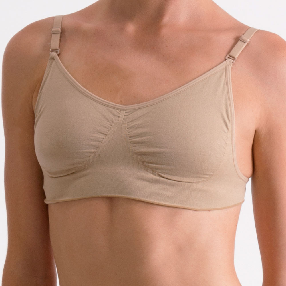 Silky Dance Seamless Clear Back Bra Pixie Dust Dancewear