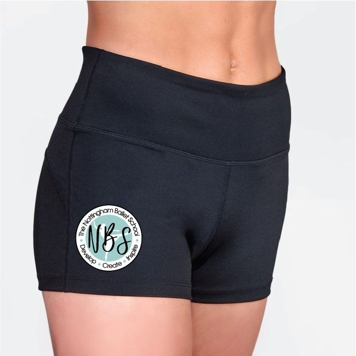 Nottingham Ballet Black Dance Shorts – Pixie Dust Dancewear